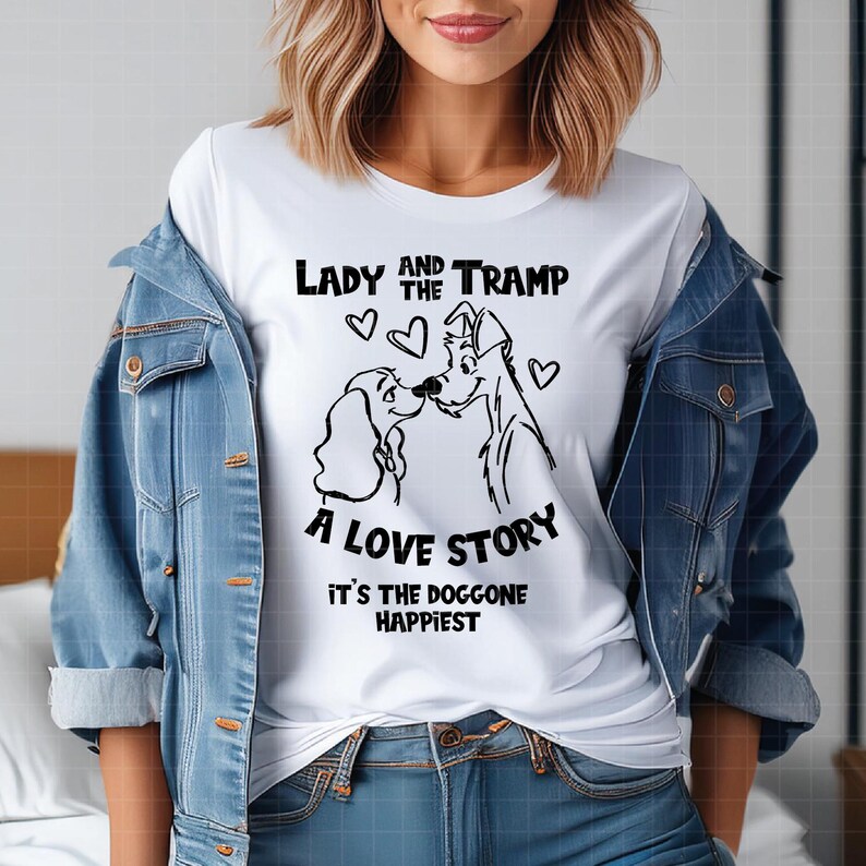 2268 - Lady and the Tramp SVG, PNG, EPS - Lady and the Tramp a Very ...