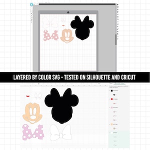 1642 - Layered SVG, Minniee Mouse Svg, Minnie Mouse Clipart, Minniee ...