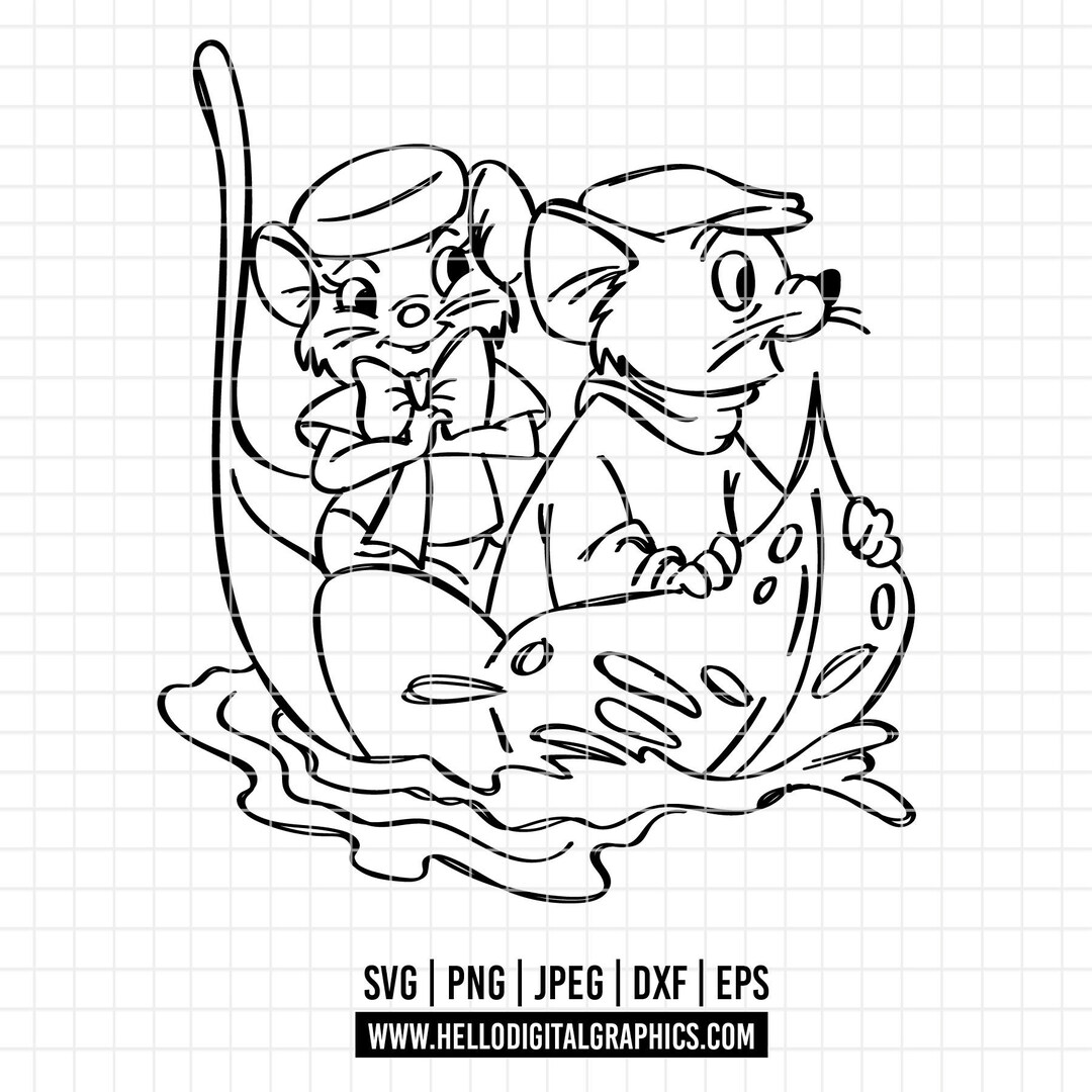 3465 - Bernard and Bianca, the Rescuers SVG, PNG, EPS - Adventures of ...