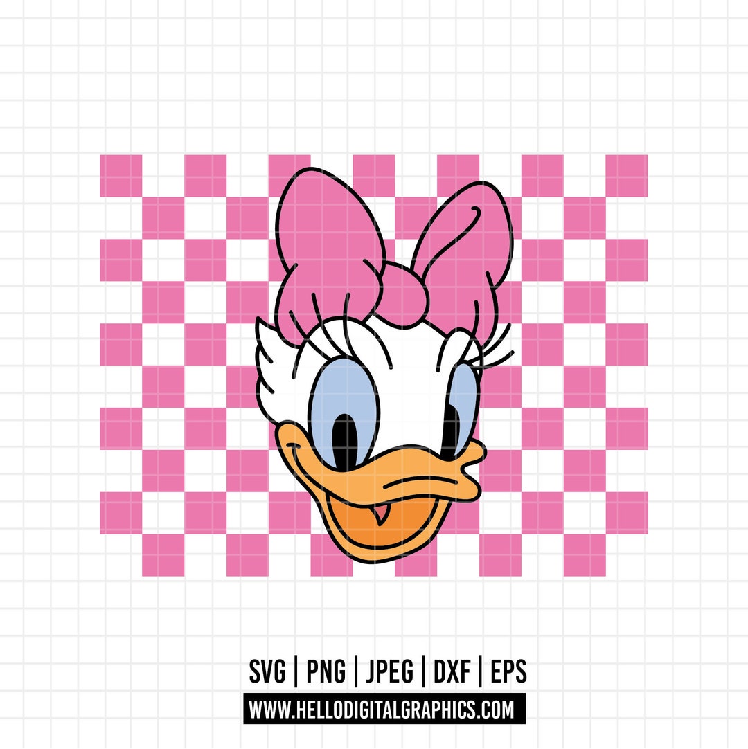 1623 - the Beautiful and Classic Daisy Duck SVG, EPS, Png-disneeyy ...