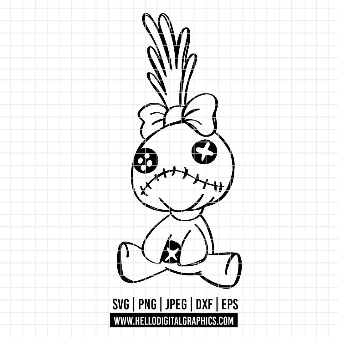 2901 - Scrump SVG, EPS, PNG - Lilo Y Stitch Clipart Vector. Disneey ...
