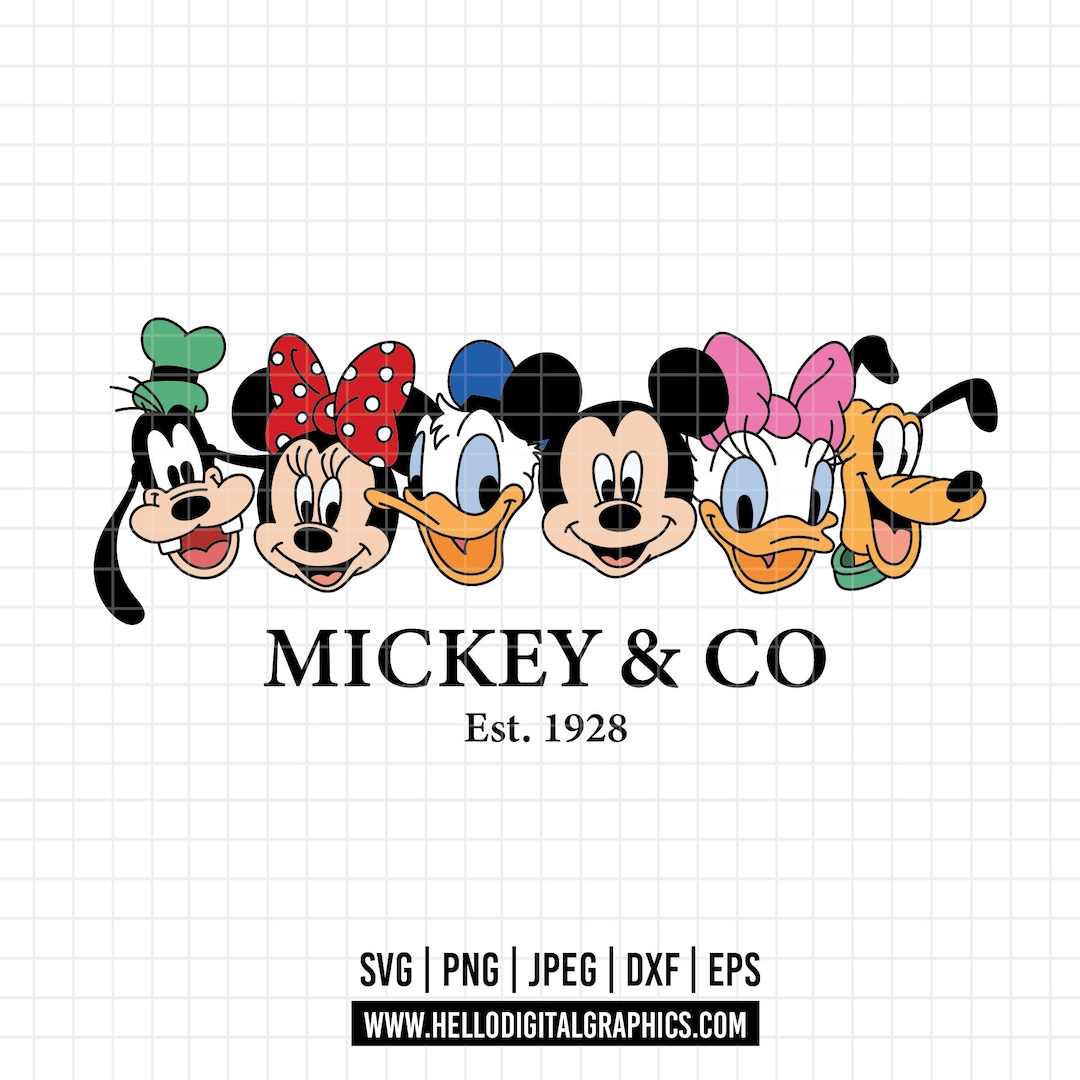 1583 - Disneyy Mouse and Company Est. 1928 SVG, EPS, PNG - Magical ...