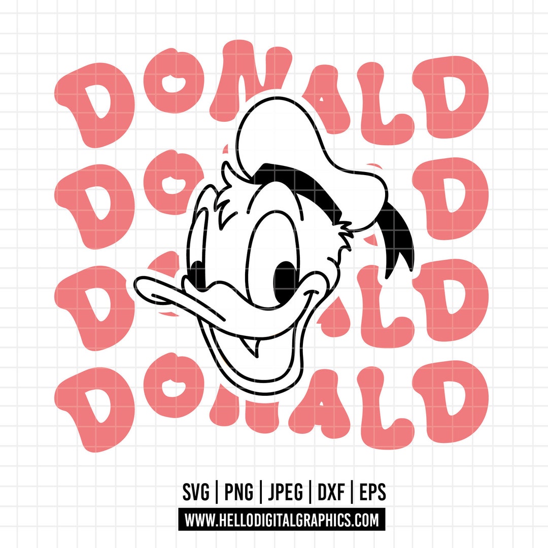 1625 - the Word of Donald SVG, EPS, PNG - Disneeyy Characters of the ...