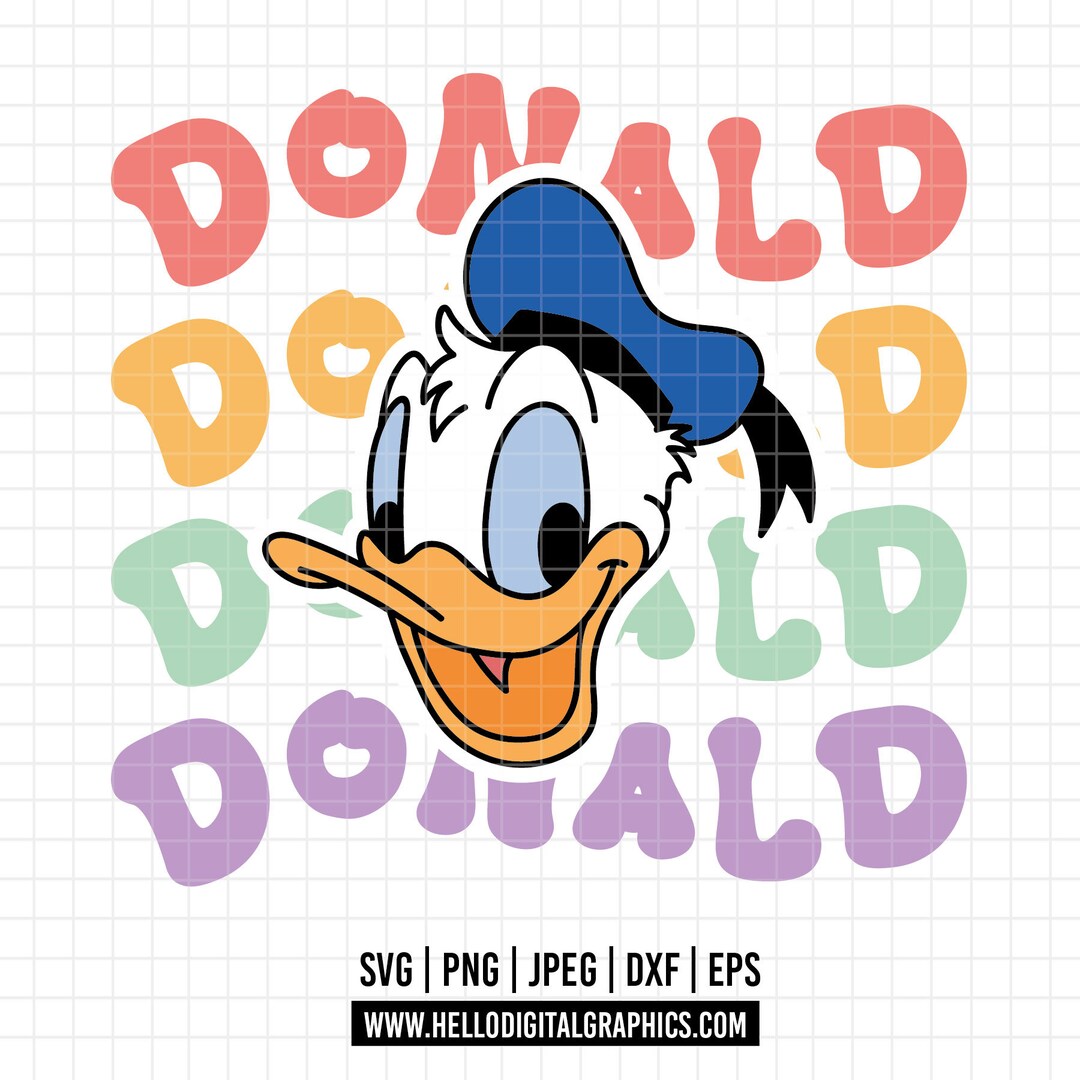 1628 the Word of Donald SVG, EPS, PNG Classic Characters of the Magic ...