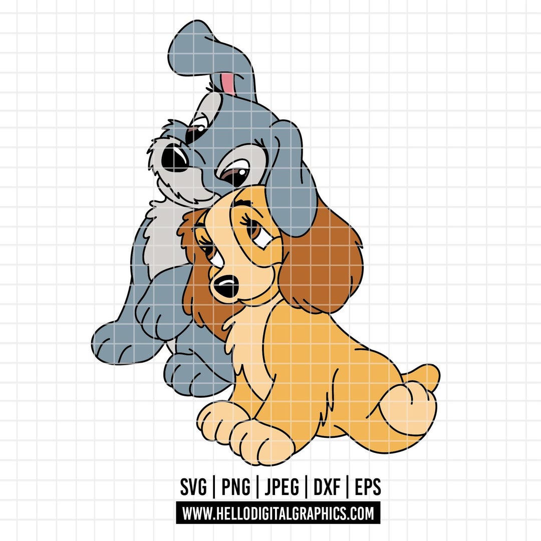 3690 - Baby Lady and the Baby Tramp Love SVG, PNG, EPS - Love is ...