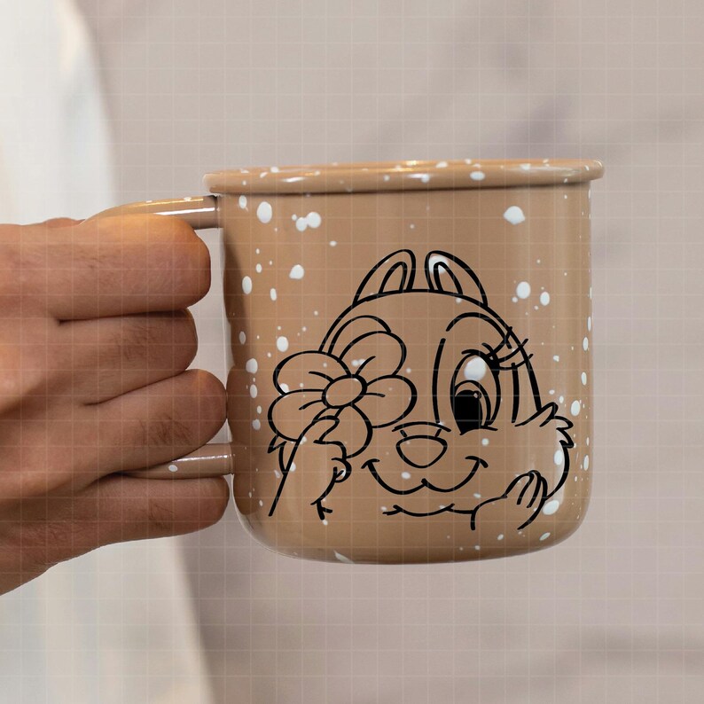 2055 - Clarice, Chip and Dale SVG, PNG, EPS- Disneyy Clarice Sketch ...