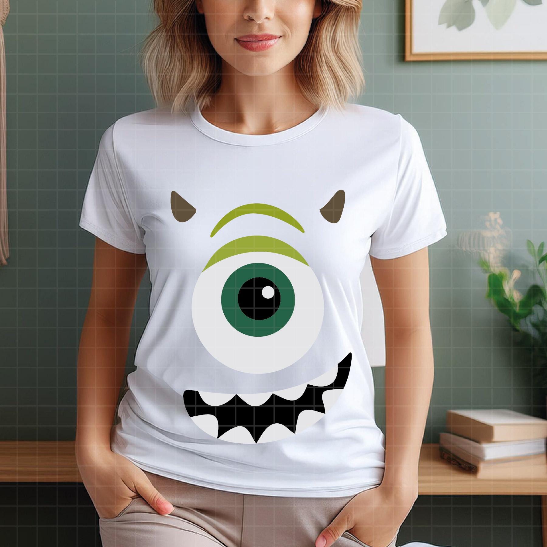 3584 - Mike Wazowski SVG, EPS, PNG -disneey Characters. Monster Inc ...