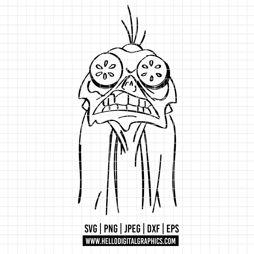 2031 - Yzma SVG, PNG, EPS - Disneyy the Emperor's Follie Sketch Clipart ...