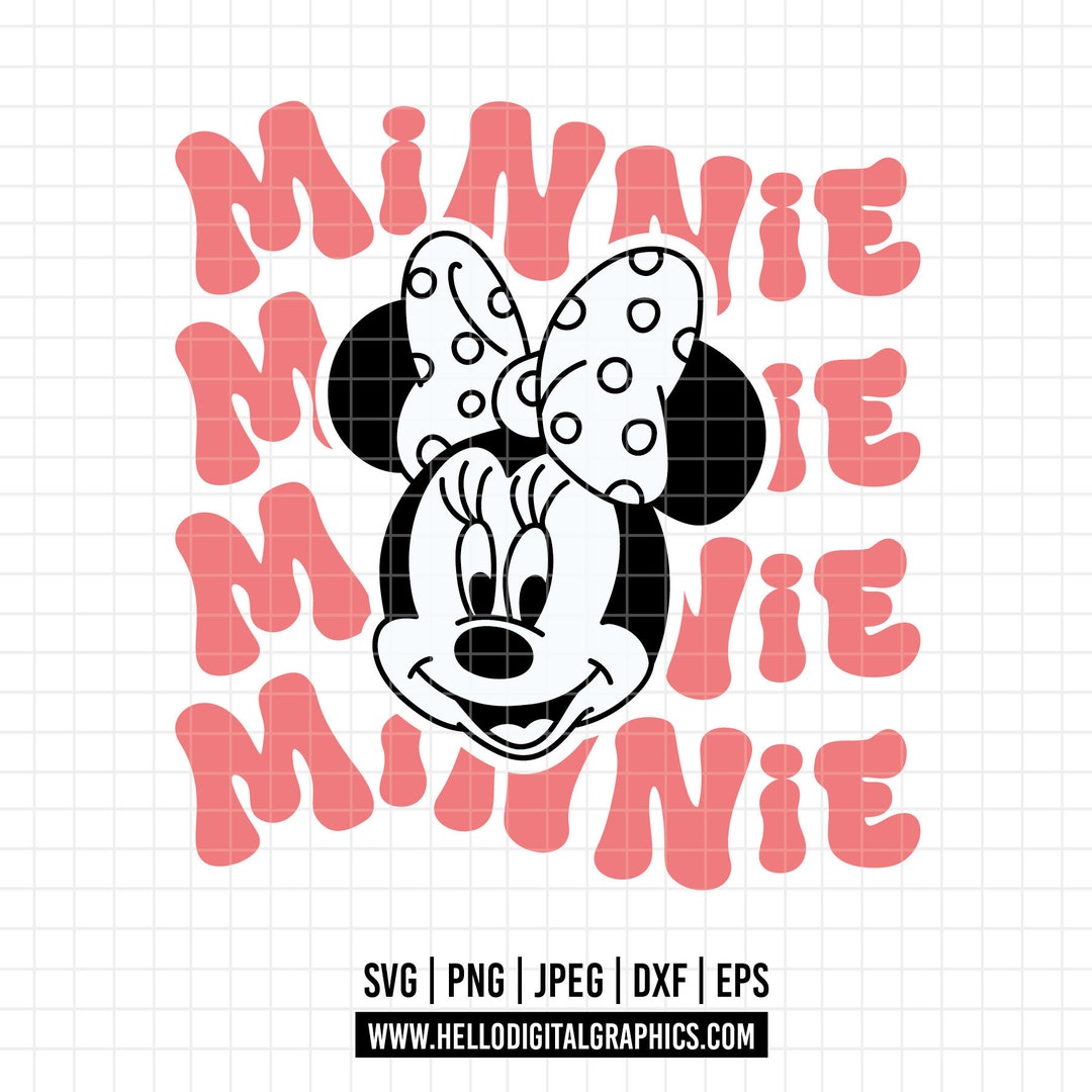 1584 the Word of Minniee SVG, EPS, PNG Disneyy Characters of the Magic ...