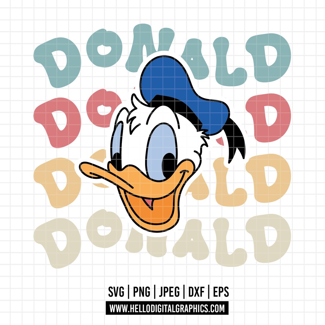 1627 the Word of Donald SVG, EPS, PNG Classic Characters of the Magic ...