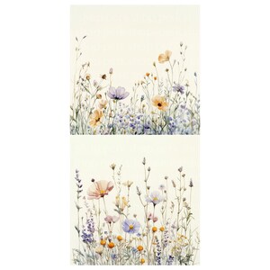 Wildflower Digital Paper, Flower Backgrounds, Floral Scrapbooking ...