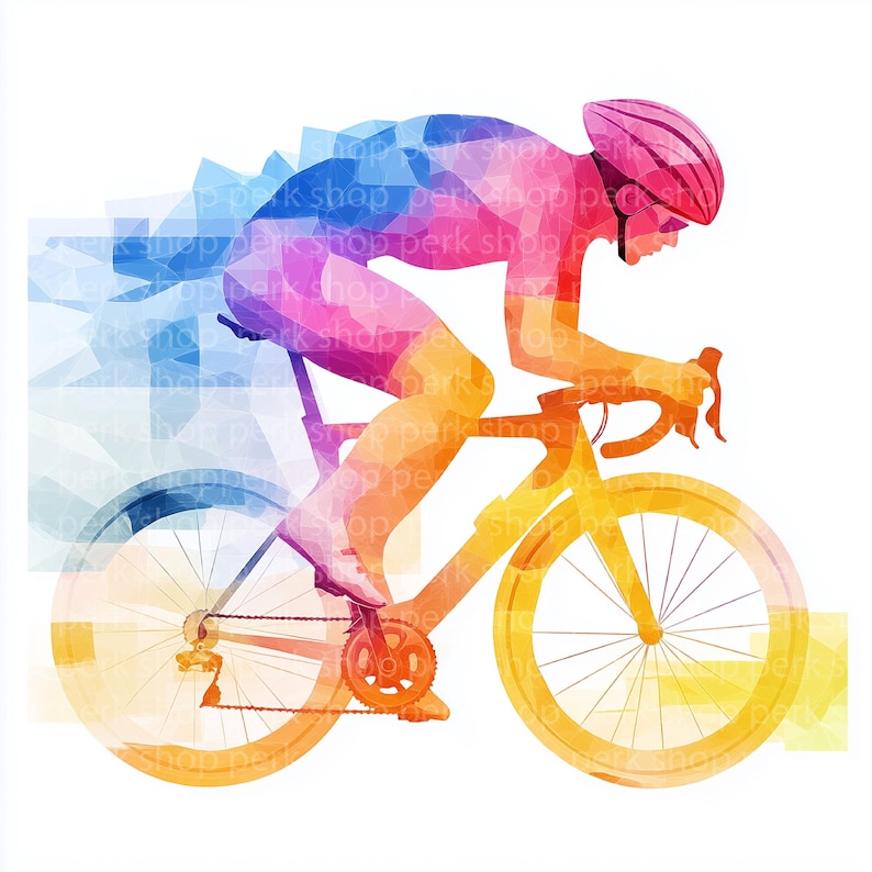 11 clipart sport vélo, clipart cycliste dynamique, clipart imprimable ...