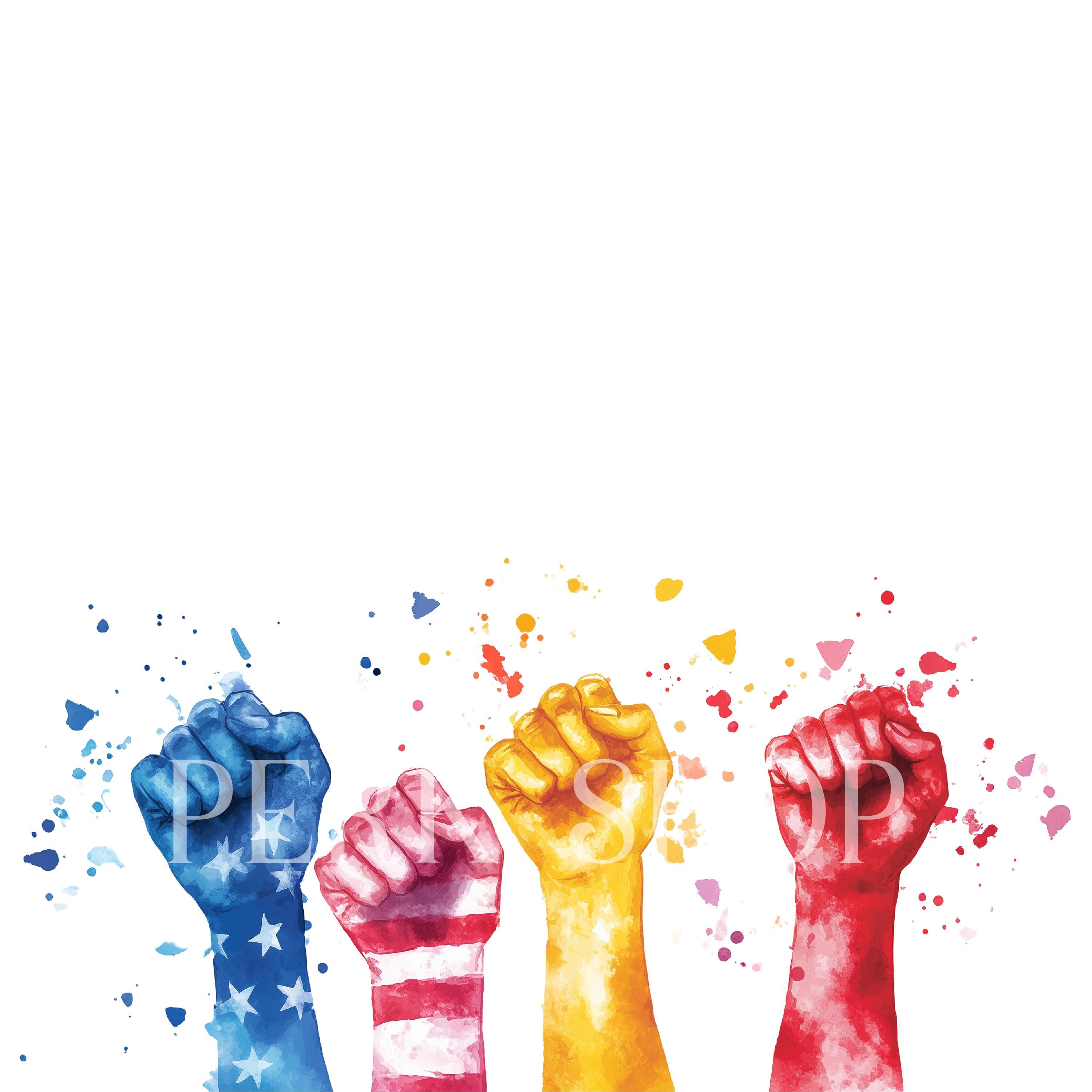 21 Png USA Patriotic People Clipart Bundle, Printable Watercolor ...