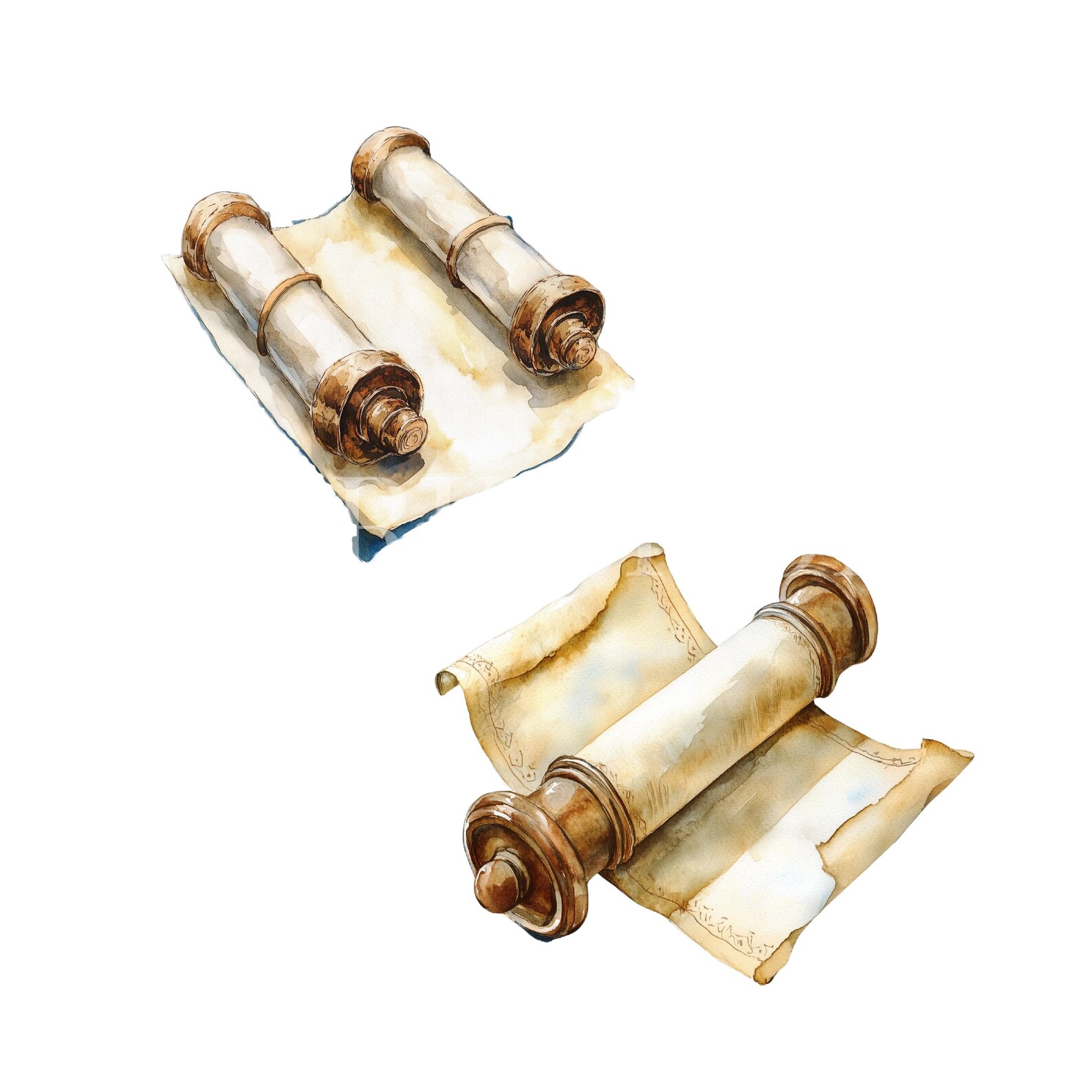 12 Torah Scroll Clipart, Vintage Scroll Tora, High Quality Pngs ...