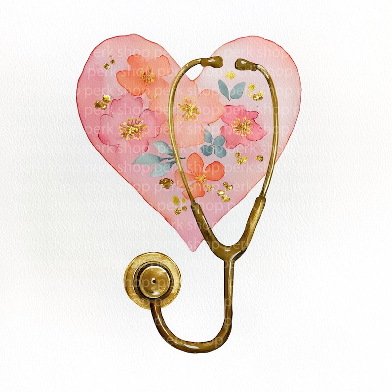 Doctor Illustration Gift, Nurse Appreciation Art, Medical Woman ...