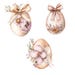 Floral Easter Egg Clipart: Watercolor Spring Ephemera (digital Download ...