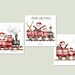 Watercolor Christmas Train Clipart: Santa, Snowman (digital Download ...