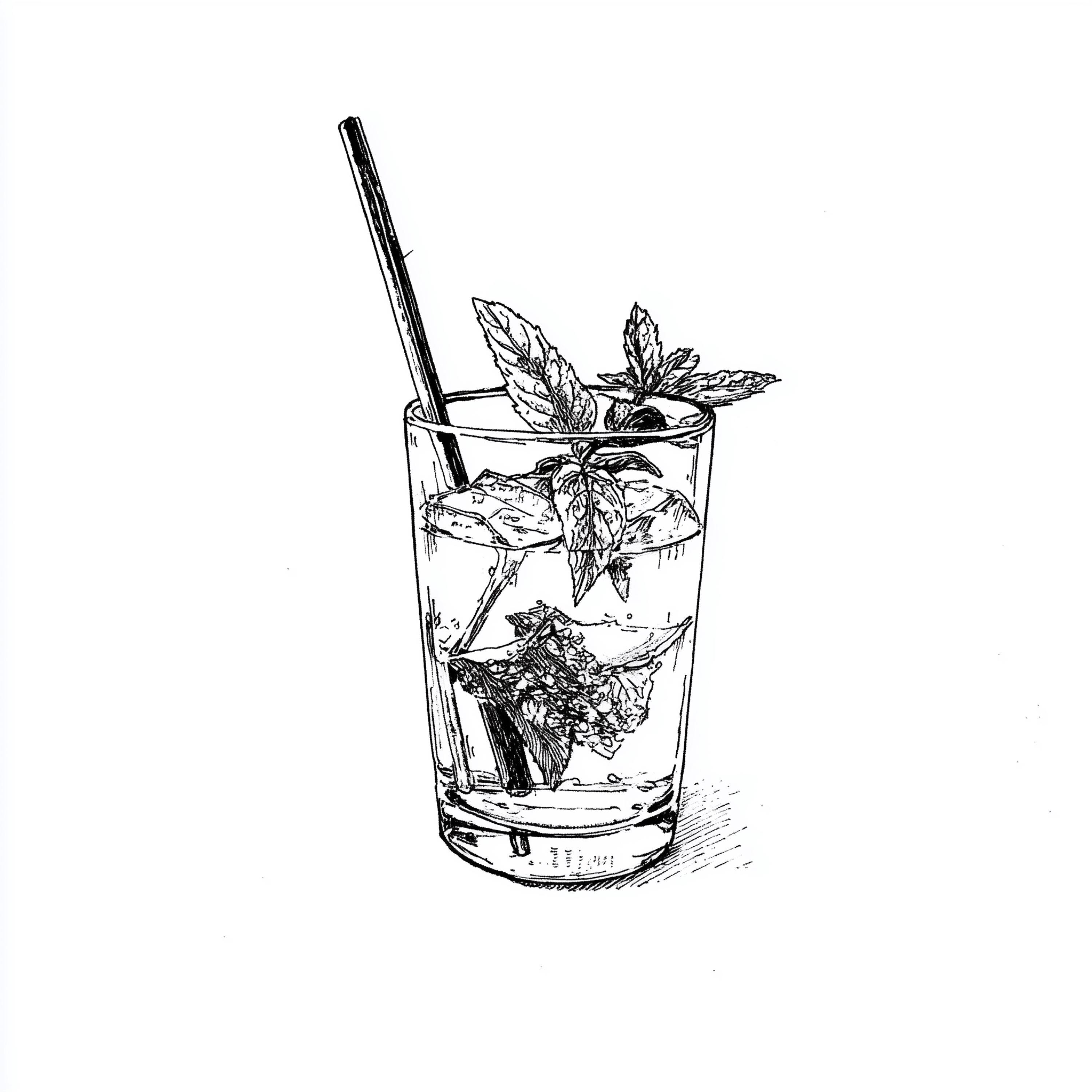 18 Mojito SVG Set, Mint Lime Cocktail Cut File, Summer Drink SVG for ...