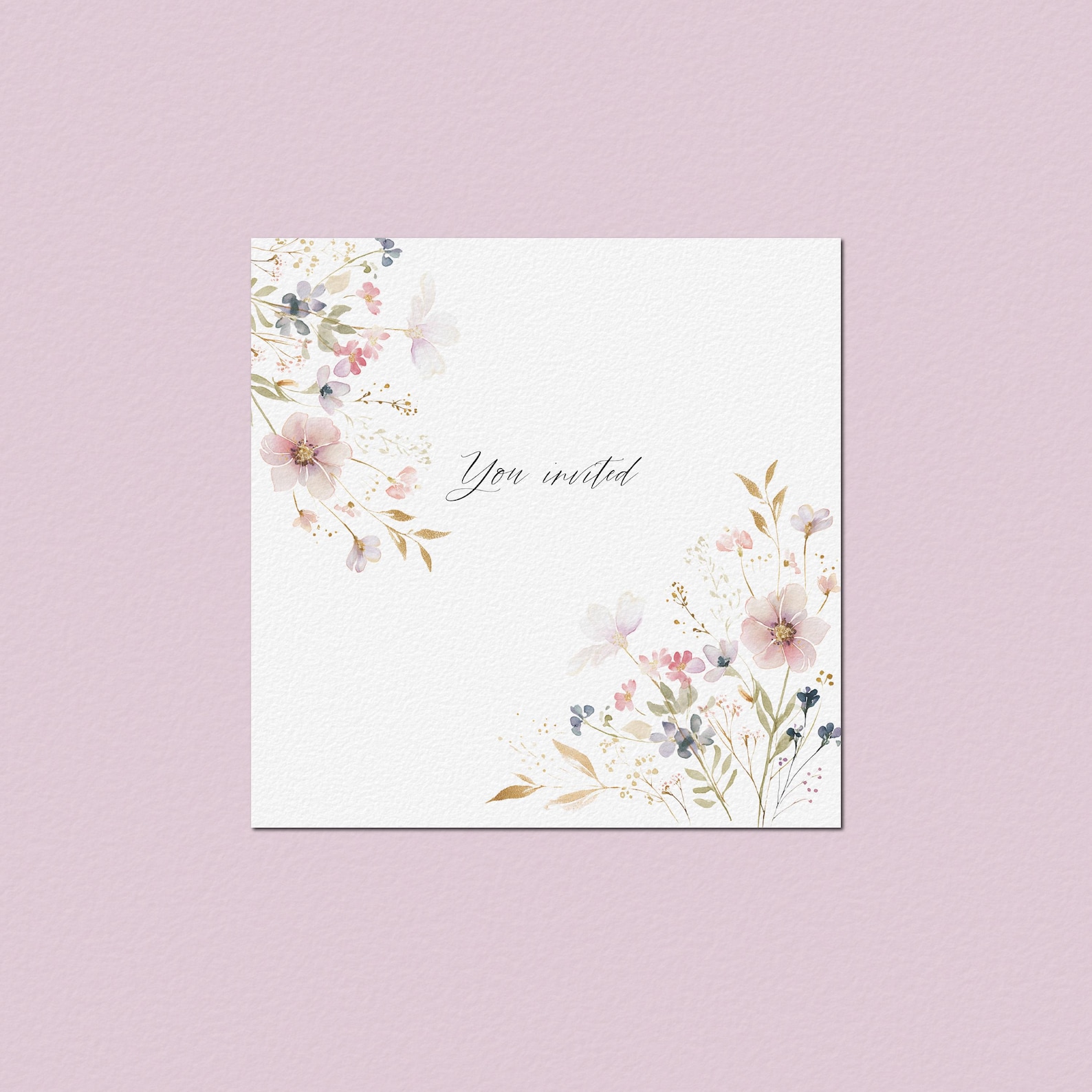Pastel Flowers PNG Clipart for Card Making, Flowers Watercolor ...
