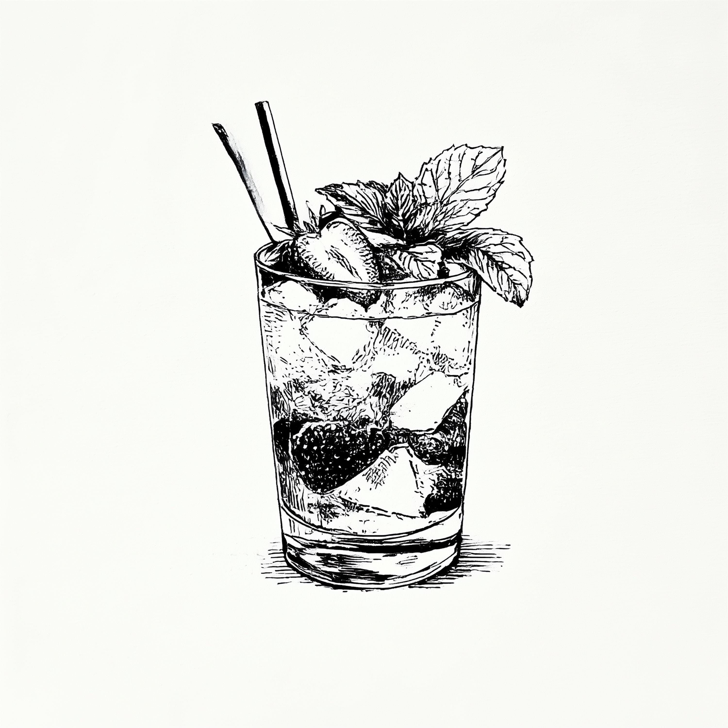 18 Mojito SVG Set, Mint Lime Cocktail Cut File, Summer Drink SVG for ...