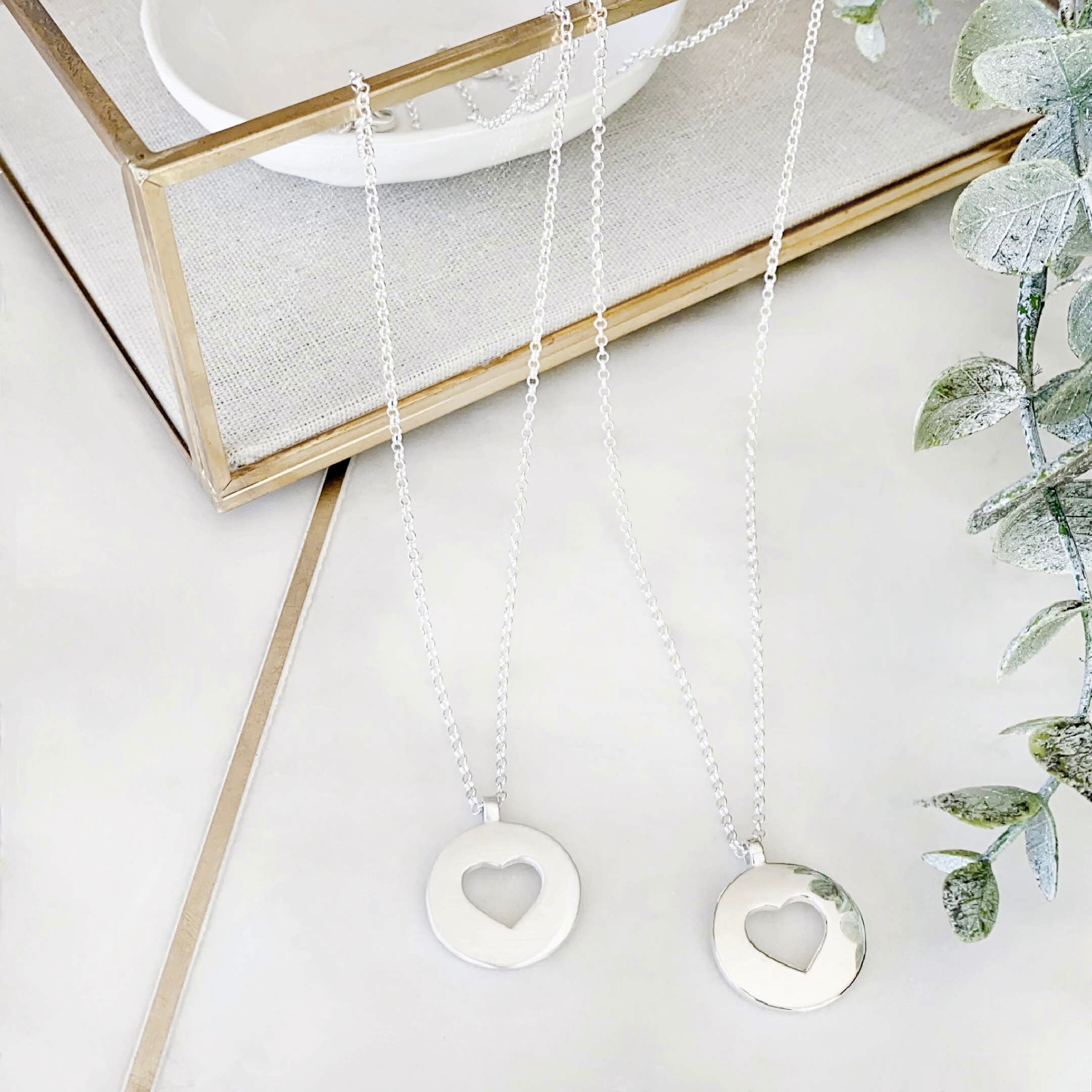 Sterling Zilveren Ketting: Modern Love Ketting met | Etsy