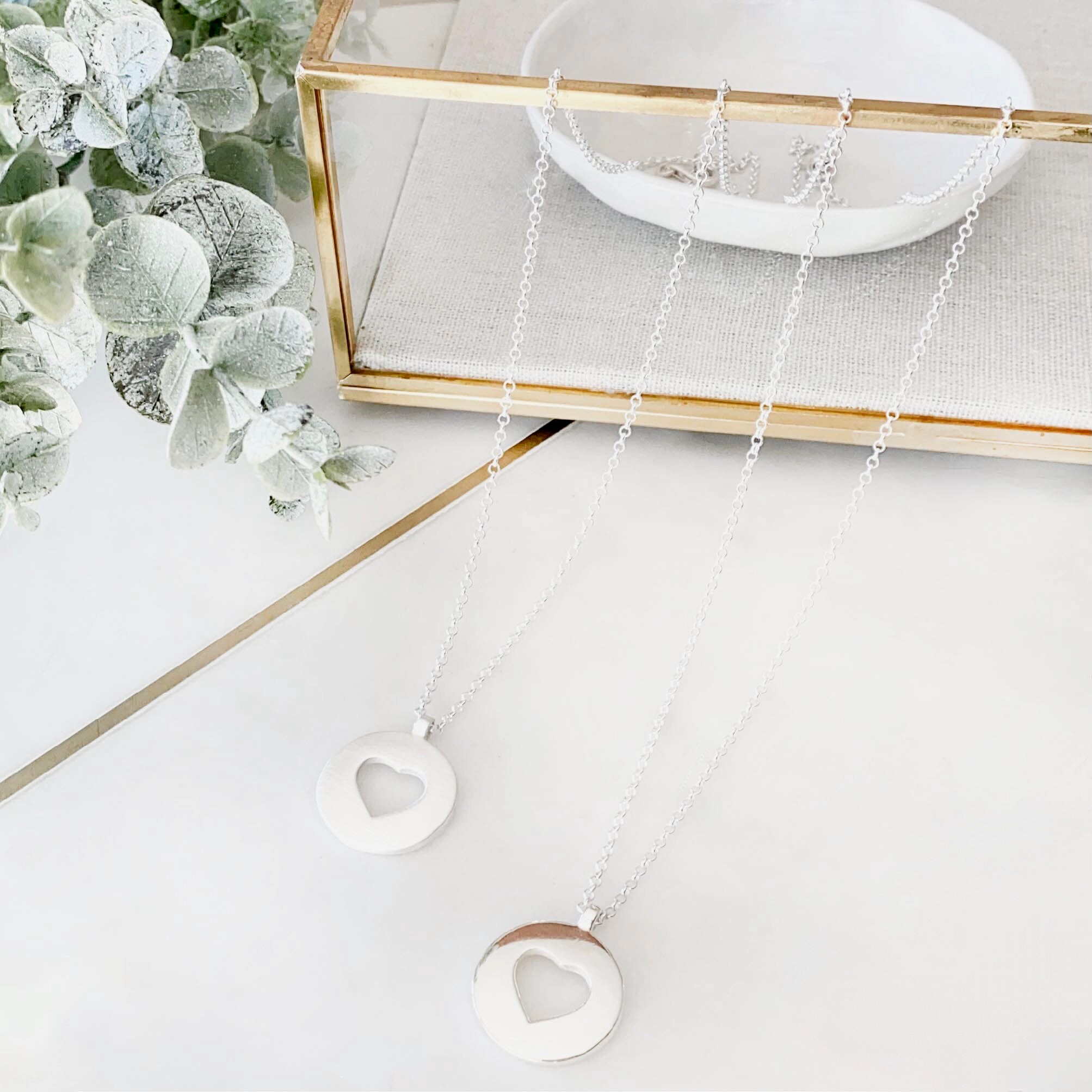 Sterling zilveren ketting: Modern Love ketting - Etsy Nederland
