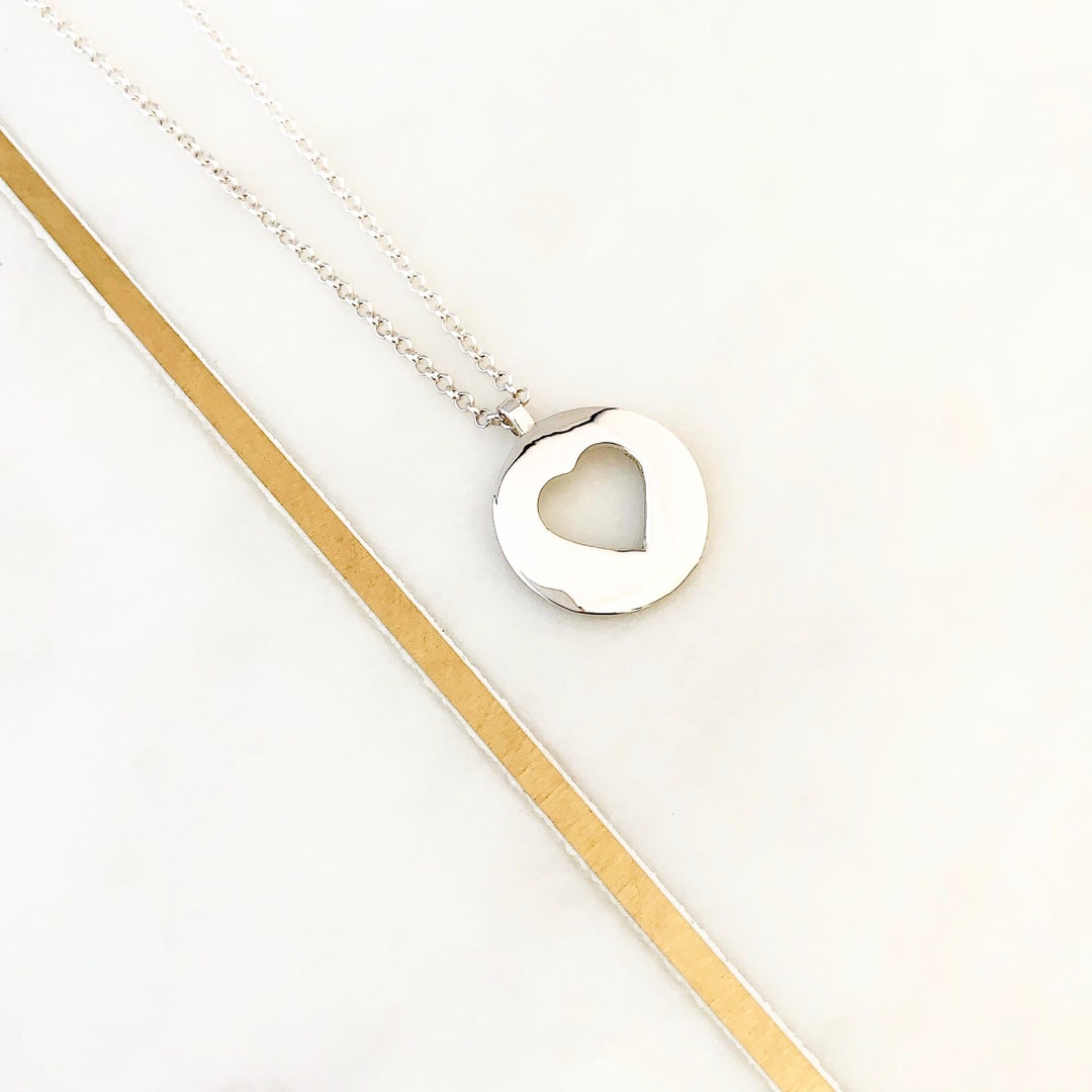 Sterling zilveren ketting: Modern Love ketting - Etsy Nederland