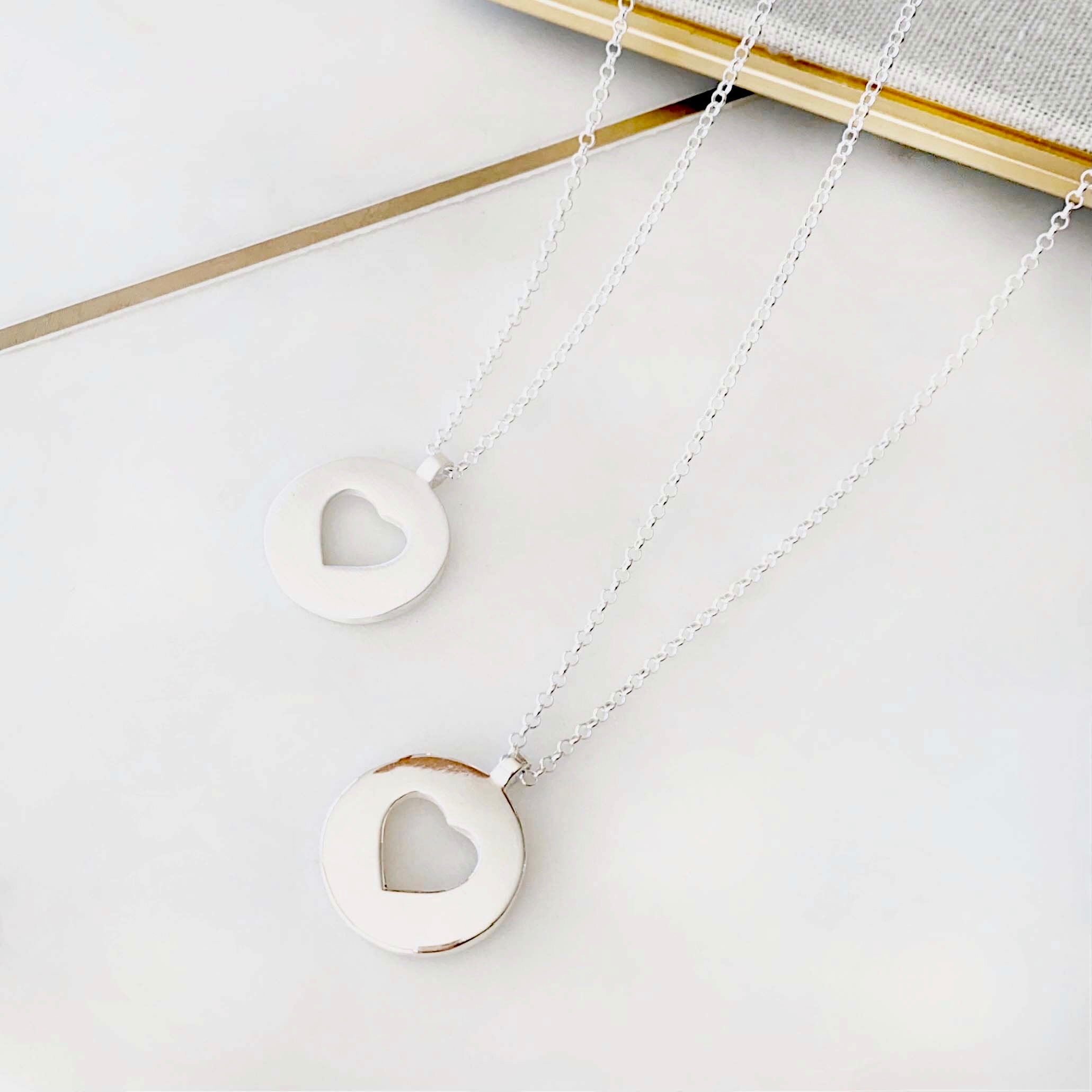 Sterling zilveren ketting: Modern Love ketting - Etsy Nederland