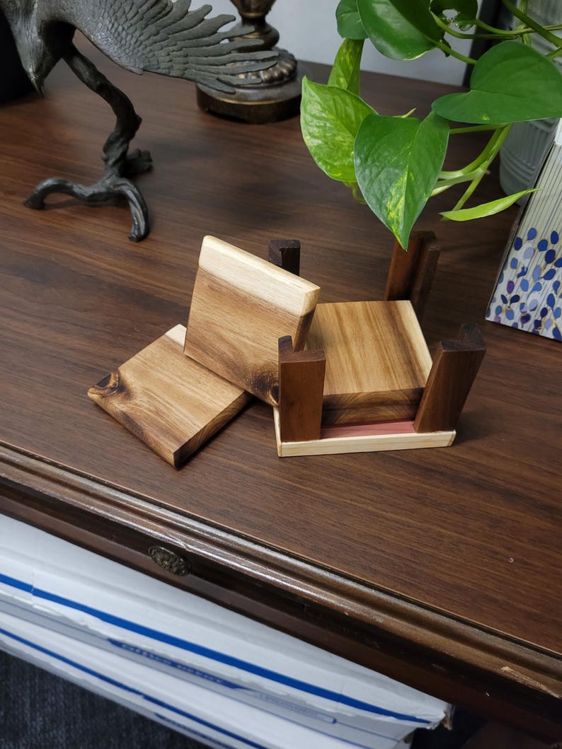 Rustic Coaster - Etsy