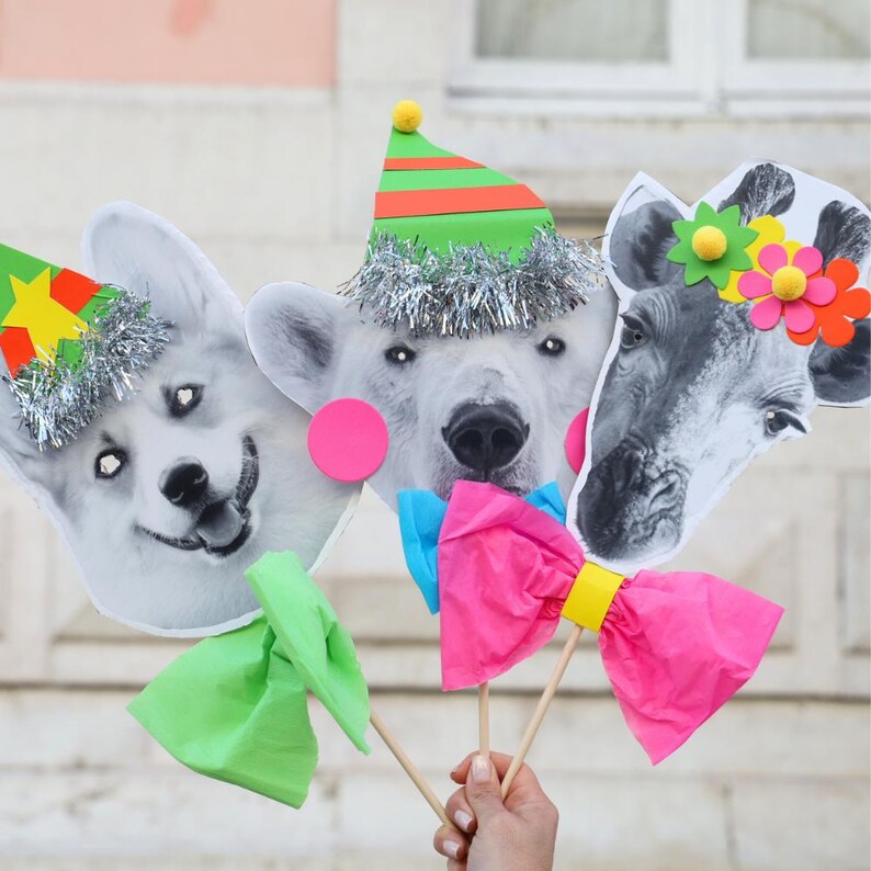 Carnival Animal Masks, DIY Animal Mask Templates, Printable Carnival ...