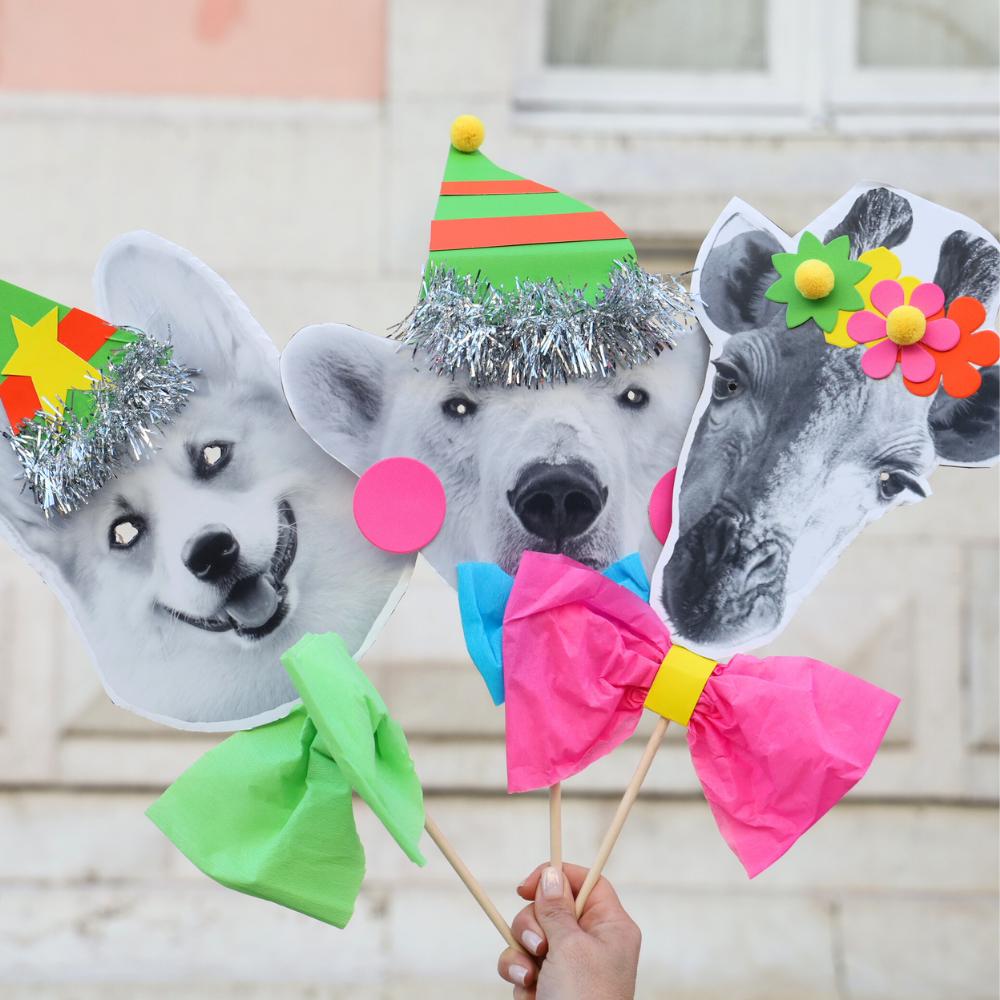 Carnival Animal Masks, DIY Animal Mask Templates, Printable Carnival ...