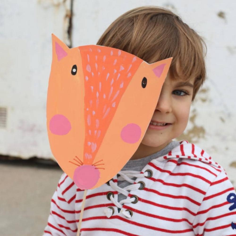 Animal Masks Coloring E-book, Printable Animal Mask Templates, DIY ...