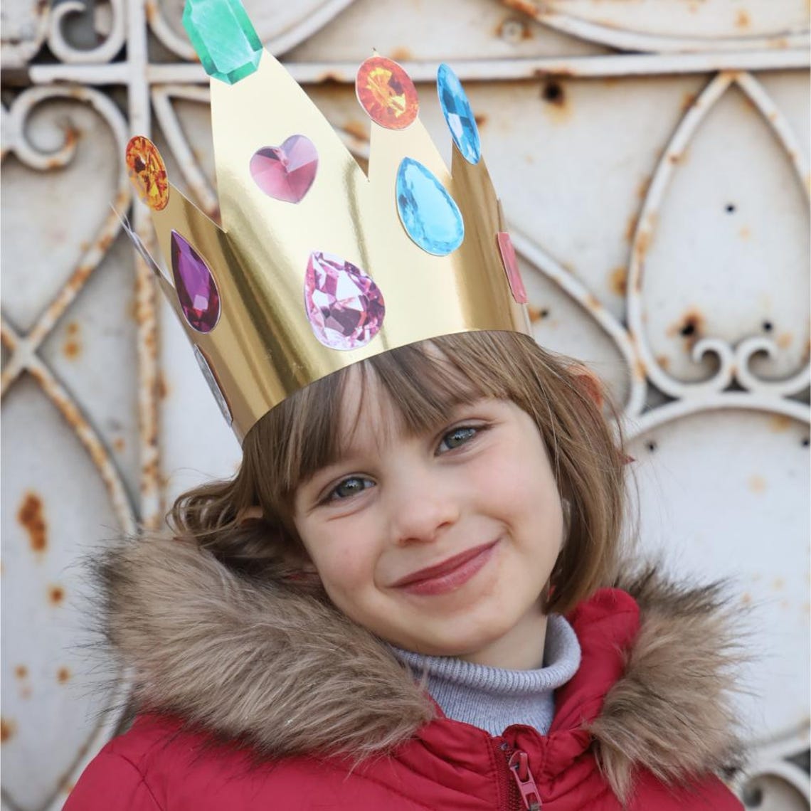 DIY Diamond Crown E-book, Printable Crown Templates, Cut and Decorate ...