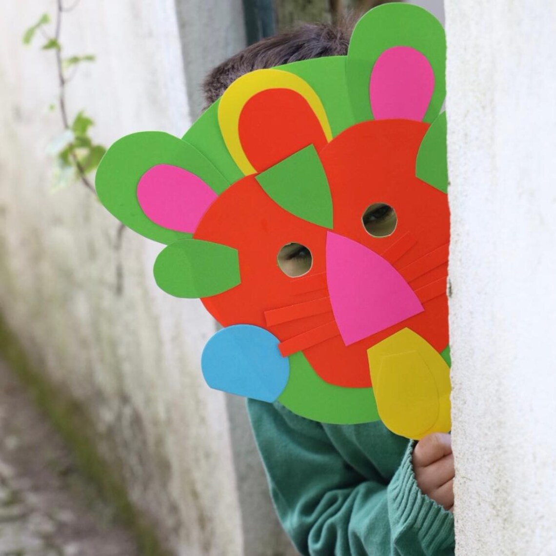 Colorful Masks E-book, DIY Printable Mask Templates, Decorate and ...