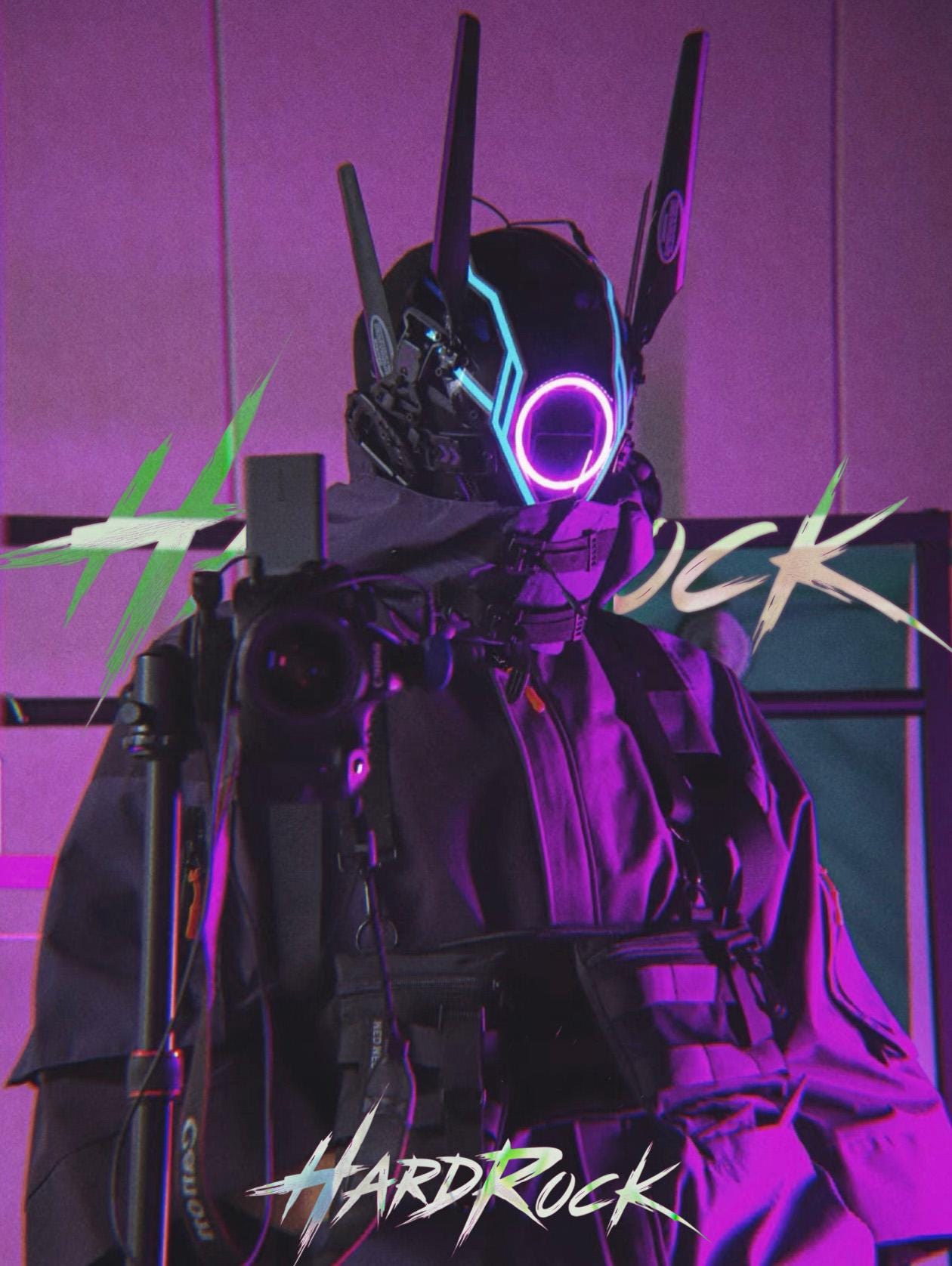 Future Executive Cyberpunk Masks, Futuristic Masks, Cool Cosplay Party ...