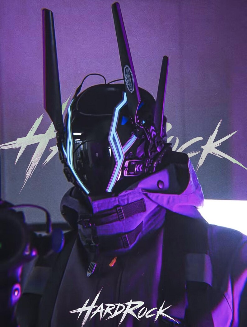Future Executive Cyberpunk Masks, Futuristic Masks, Cool Cosplay Party ...