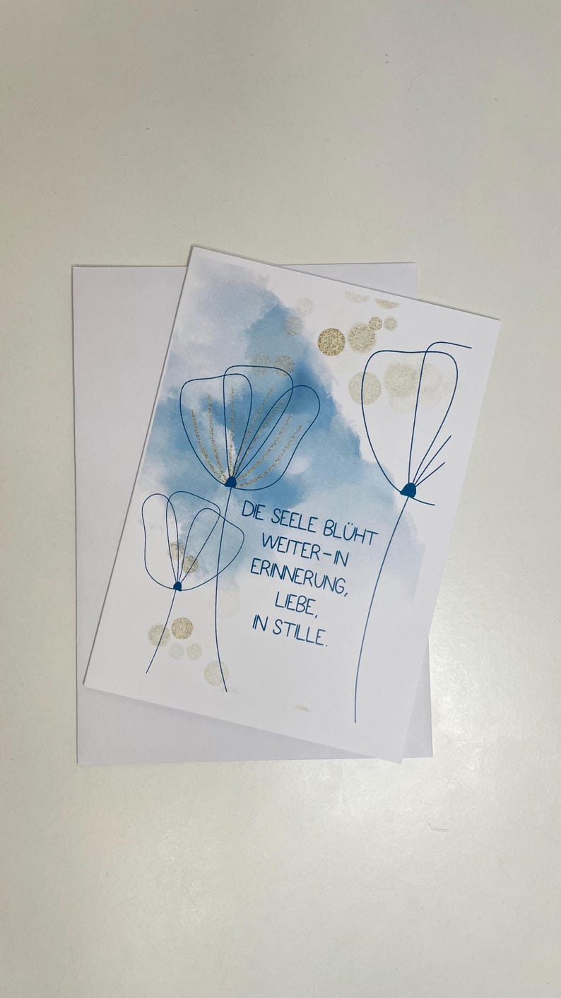 Printable Sympathy Card – Digital A5 Folding Sympathy Card | Farewell ...