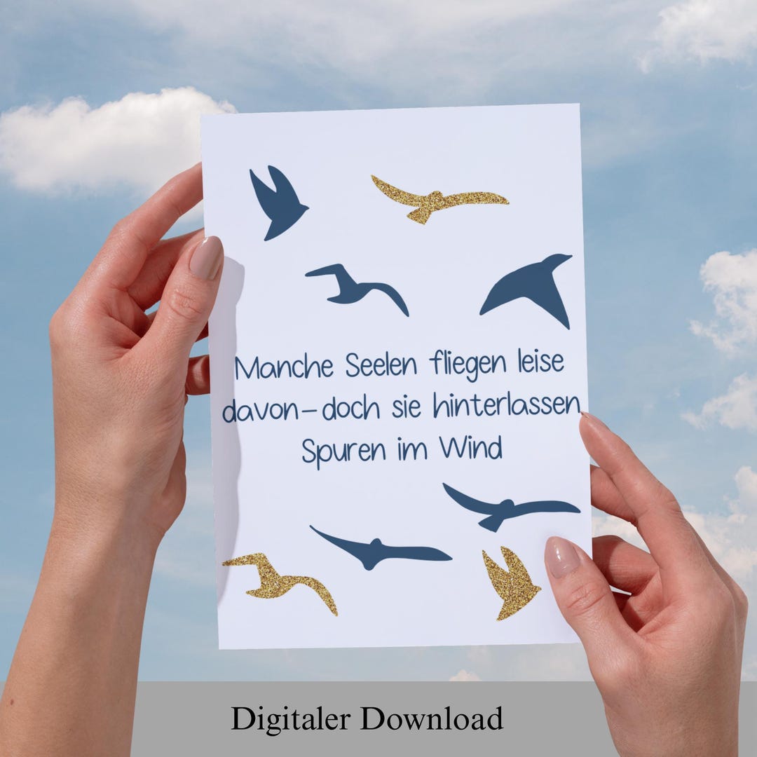 Printable Condolence Card | Digital A4 Folding Sympathy Card ...