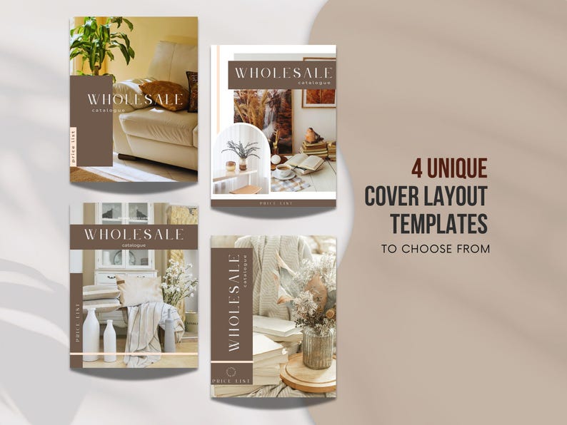 Line Sheet Product Catalogue Template Holiday Gift Guide Template ...