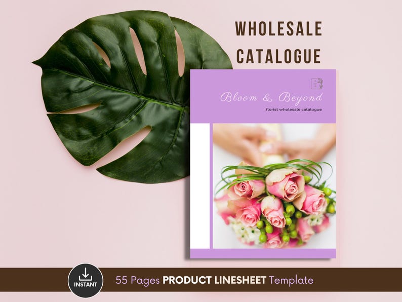 Floral Wholesale Catalog Template: Florist Gift Guide (canva Editable ...