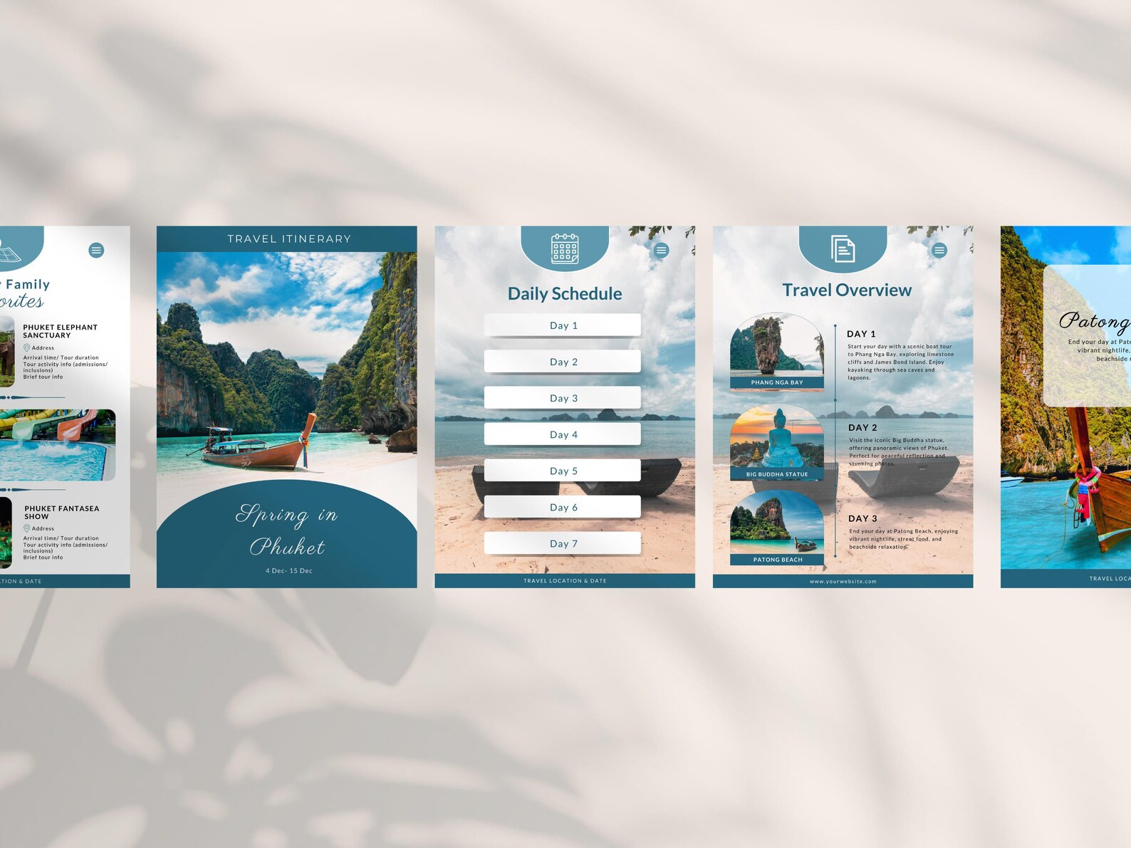 Travel Guide Template Editable Travel Itinerary Template Digital Travel ...
