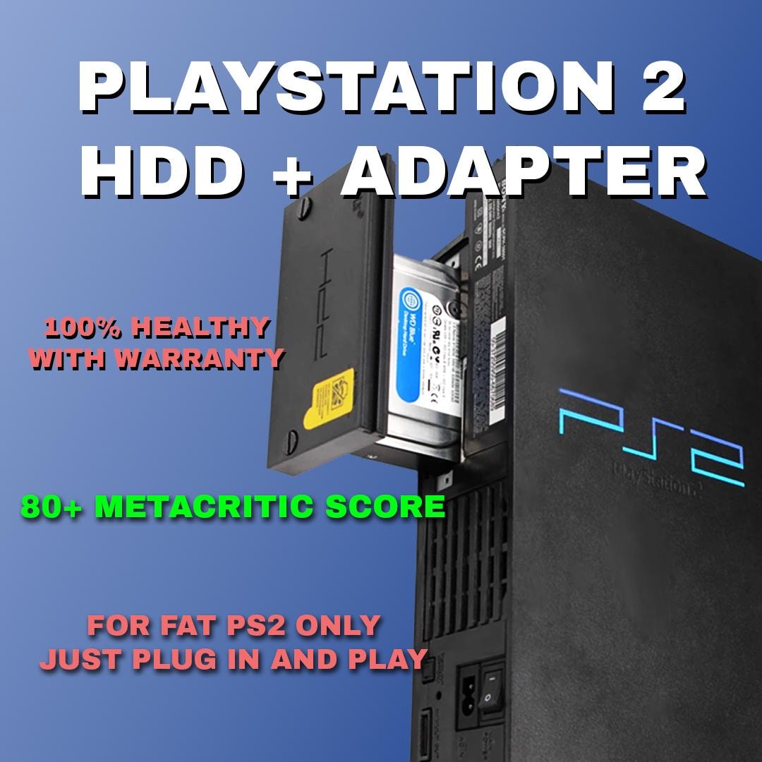 Sony Playstation 2 Hard Drive Gamestar Adapter Plug Play OPL FMCB Etsy