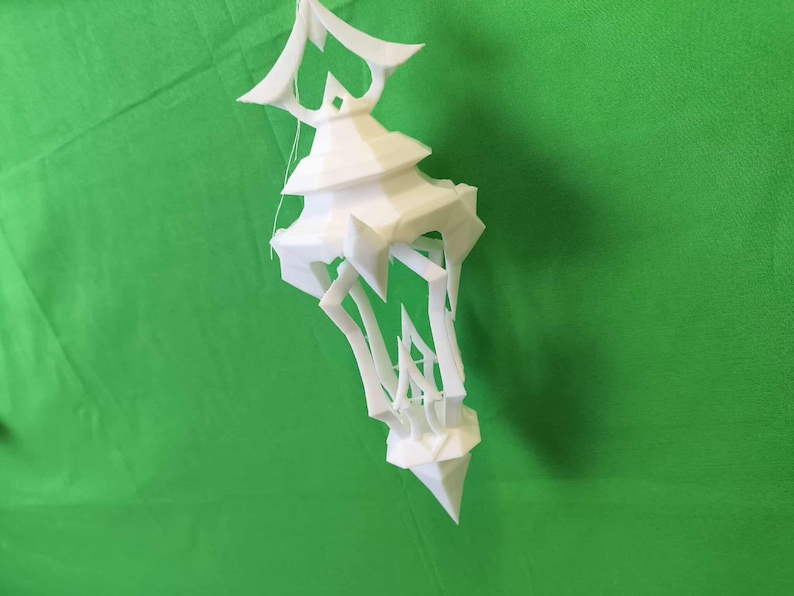 Genshin Impact Bloodsoaked Ruins Polearm STL • 3D Printable Flins ...