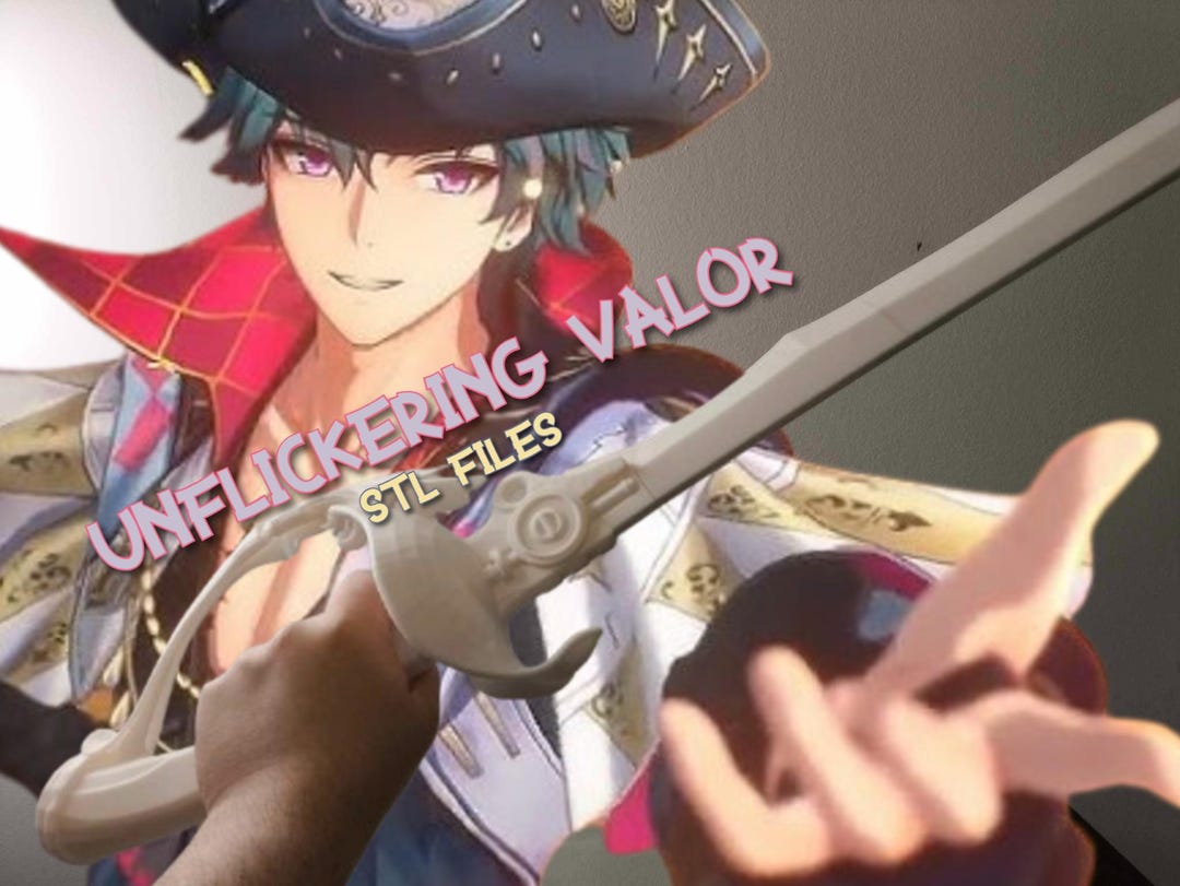 STL Files | Wuthering Waves ( WUWA) Unflickering Valor Sword - Brant ...