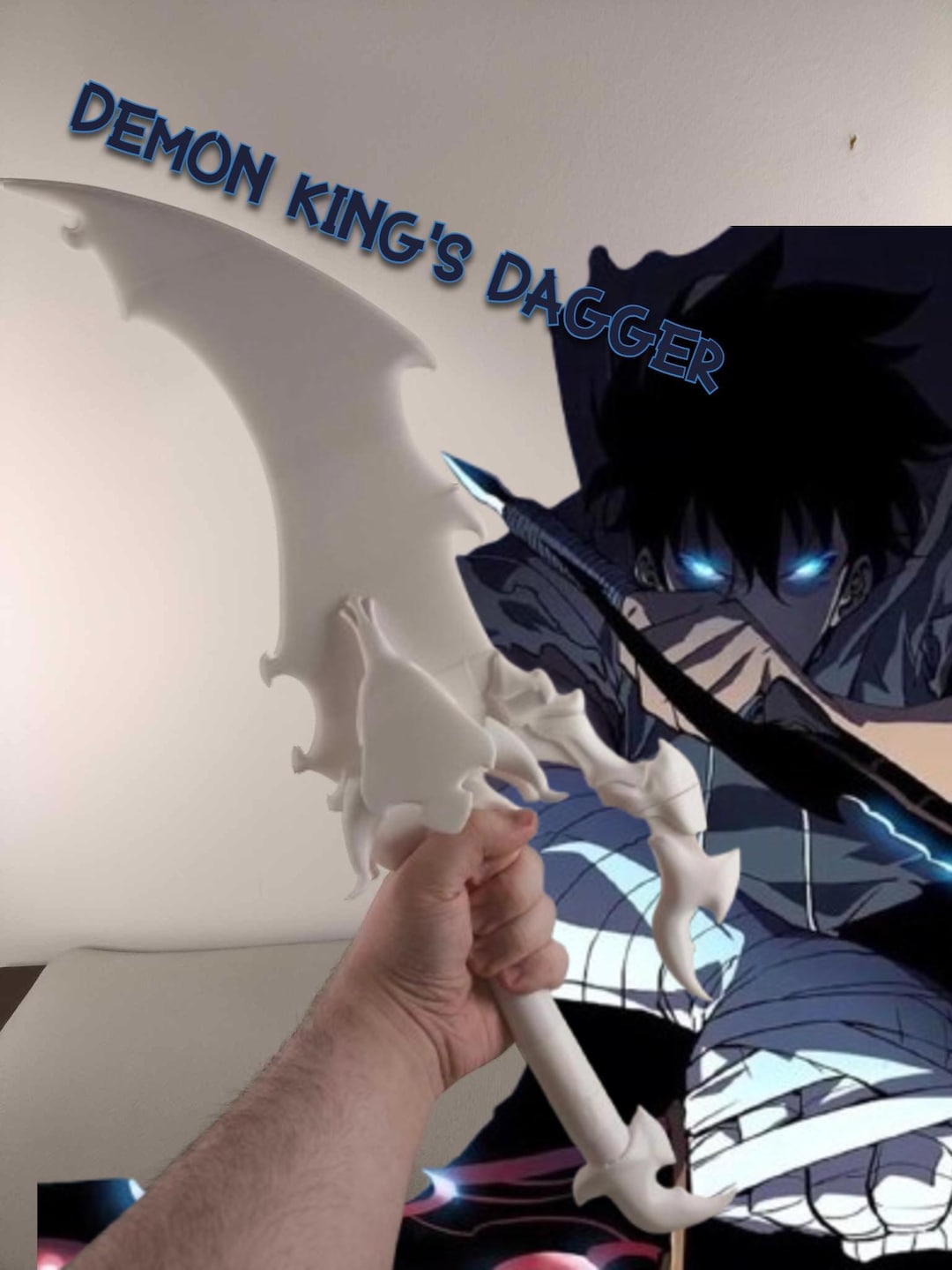 Solo Leveling Demon King's Dagger Weapon | Cosplay Prop Daggers From ...