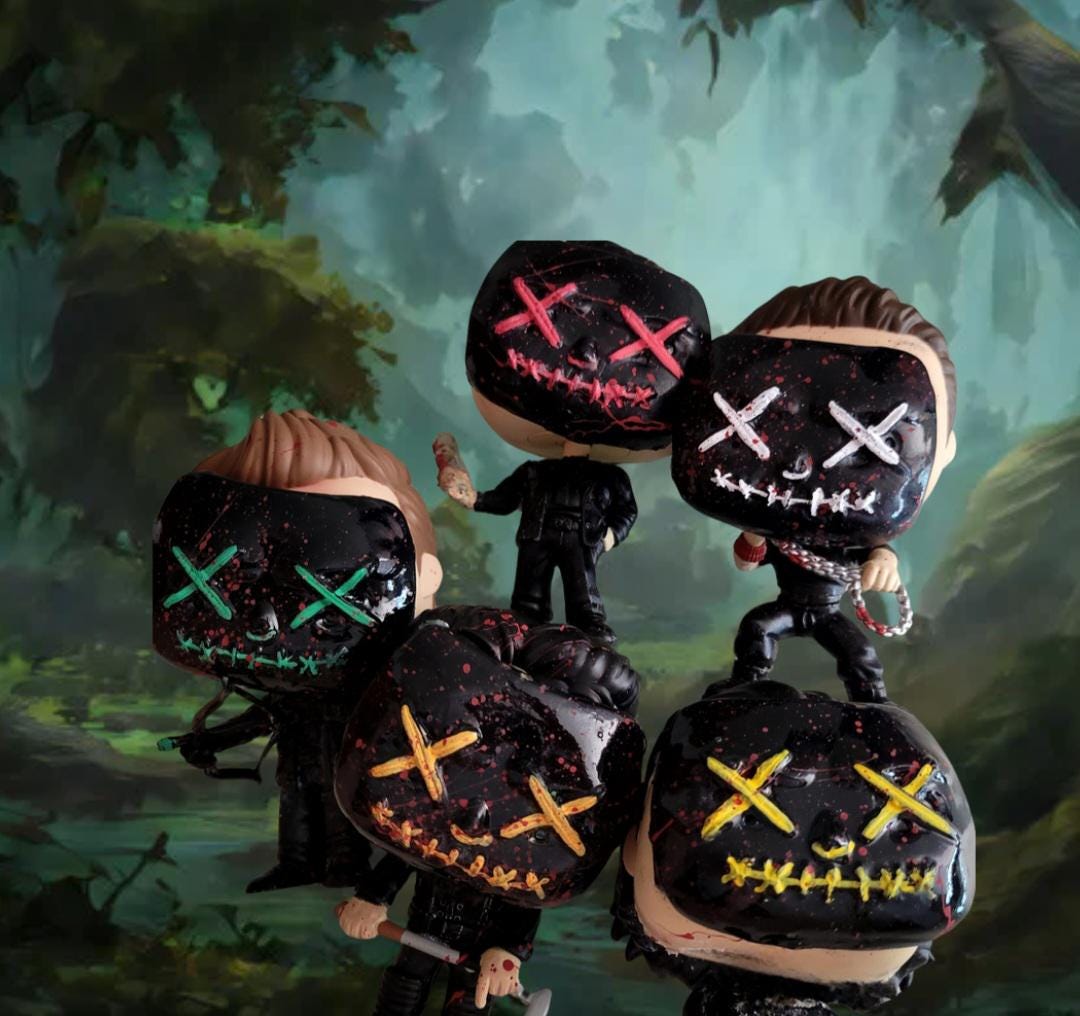 Officially Licensed Rina Kent Masked Heathen Bookish Dolls - Etsy