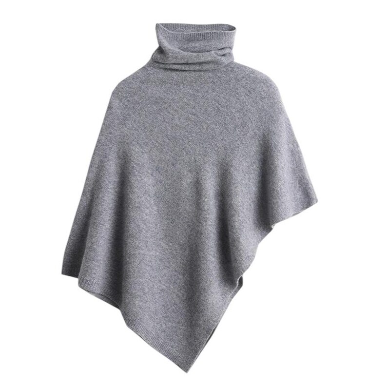 Women's Pullover, Turtleneck Poncho, Women's Pullover, Woollen Bat ...