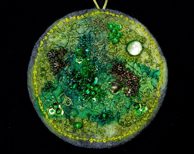 Moss Embroidery / Moss Art / Nature Art / Forest Art / Cottagecore Art ...