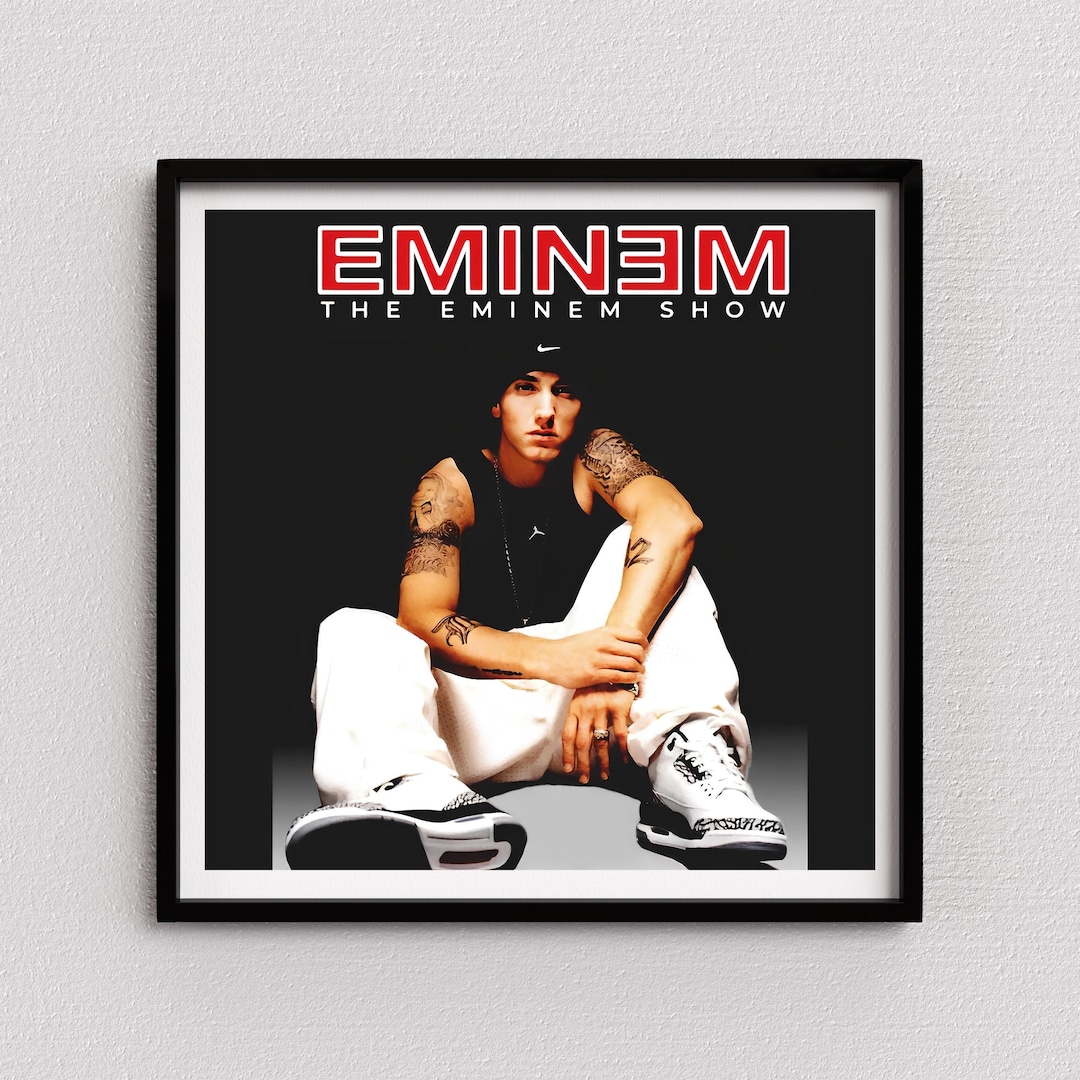 Eminem Poster Digital Download Printable Wall Art the Eminem Show Print ...