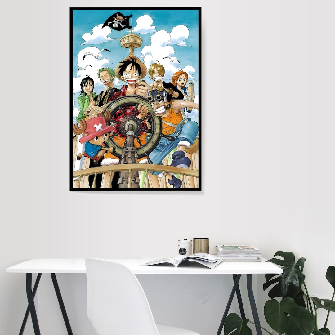 One Piece Poster Digital Download Printable Wall Art Manga Lovers Gift ...